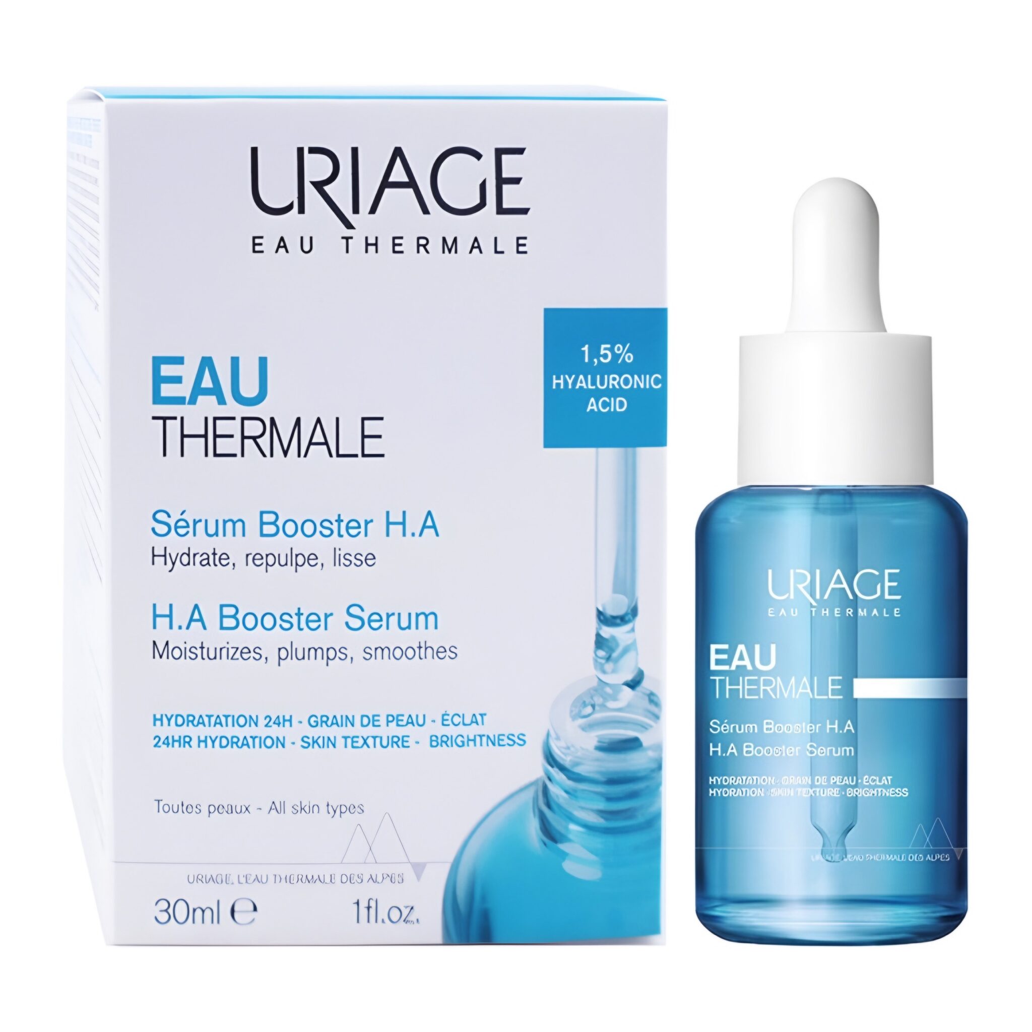Uriage EAU THERMALE SÉRUM BOOSTER H.A Serum dưỡng ẩm khoáng tăng cường ...